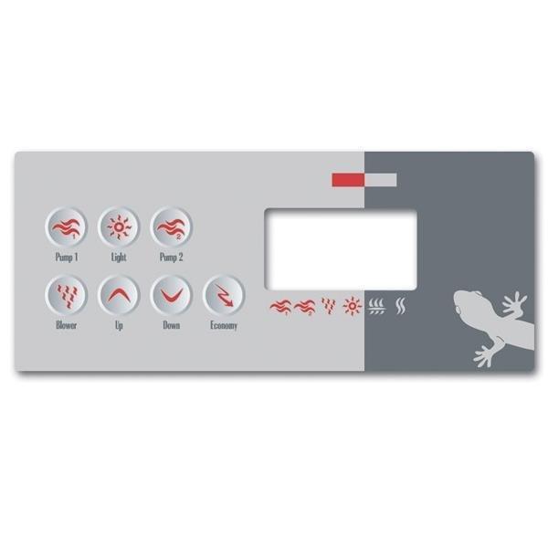 Gecko Topside Spa Keypad Overlay for TSC-8 Keypad with Seven Keys ...