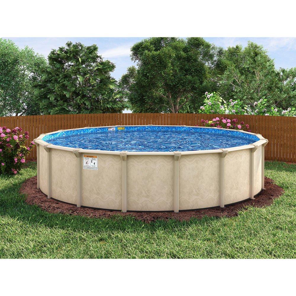 Cascade 15' x 52" Round Above Ground Pool Package | In The Swim