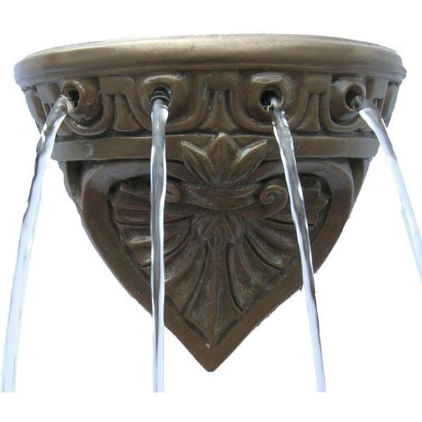 Pentair Wallsprings Rosette Fleur De Coeur Brass | Leslie's Pool Supplies