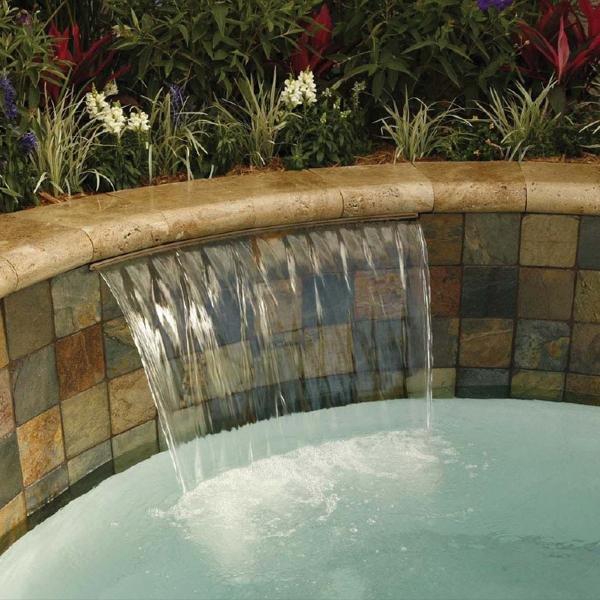 MagicFalls Waterfall Sheet Extended 6in. Lip 18in. Gray Bottom Feed ...