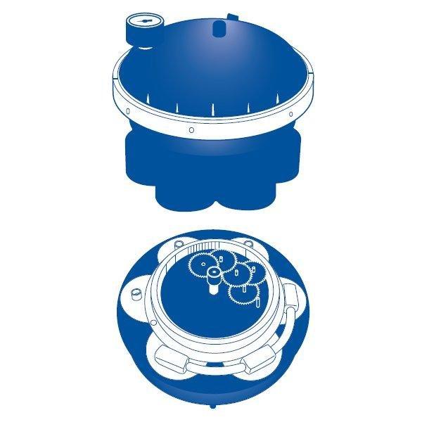 Paramount 2in. Four Port Water Valve Black | Leslie's Pool Supplies