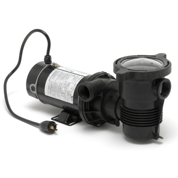 OptiFlo Vertical Discharge 1-1/2HP Above Ground Pool Pump Motor - Pool ...