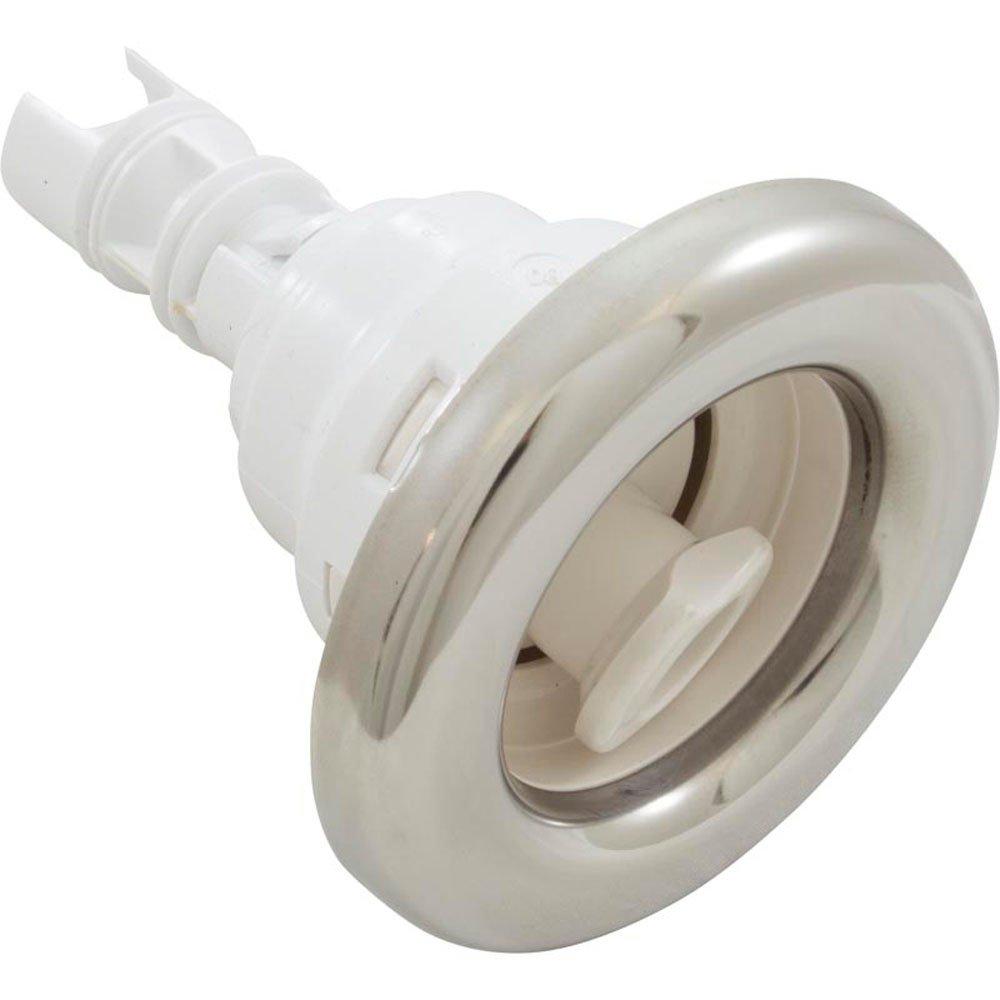 Poly Storm 3-3/8in. Stainless Steel Five-Scallop Roto Snap-In Spa Jet ...