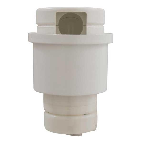 Caretaker Cleaning Head with 2in. Collar and Cap, Bright White | Leslie ...