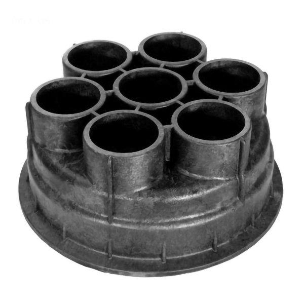 Paramount 1-1-2in. Six Port Water Valve Base Black | Leslie's Pool Supplies