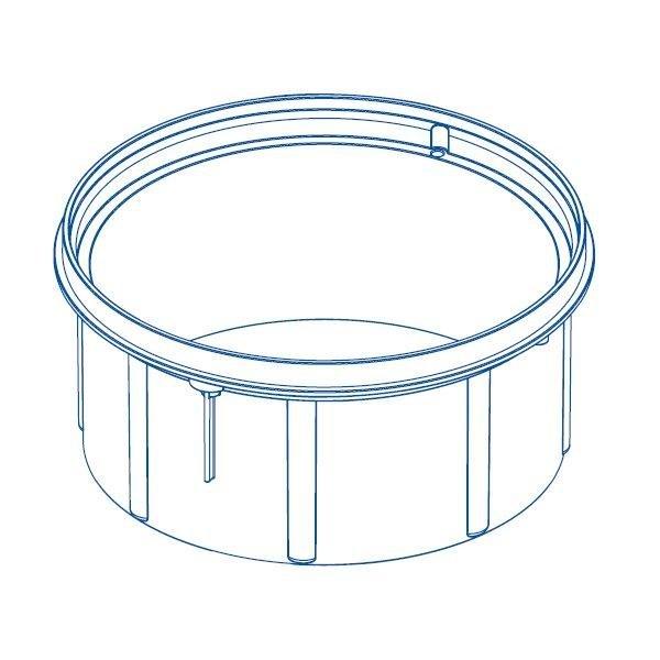 Paramount Debris Containment Canister Deck Ring White | Leslie's Pool ...