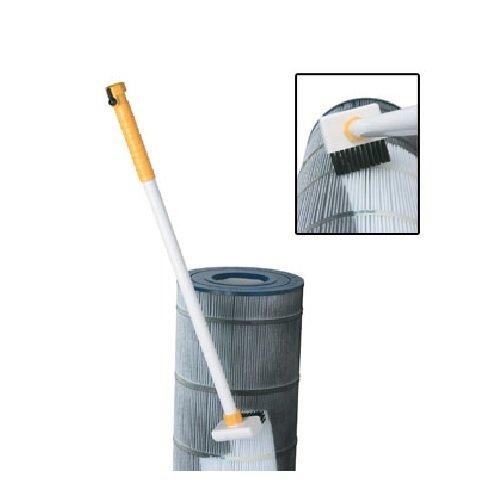 Pool Cartridge Filter Cleaning Wand - Includes Jet Nozzle & Brush Nozzle