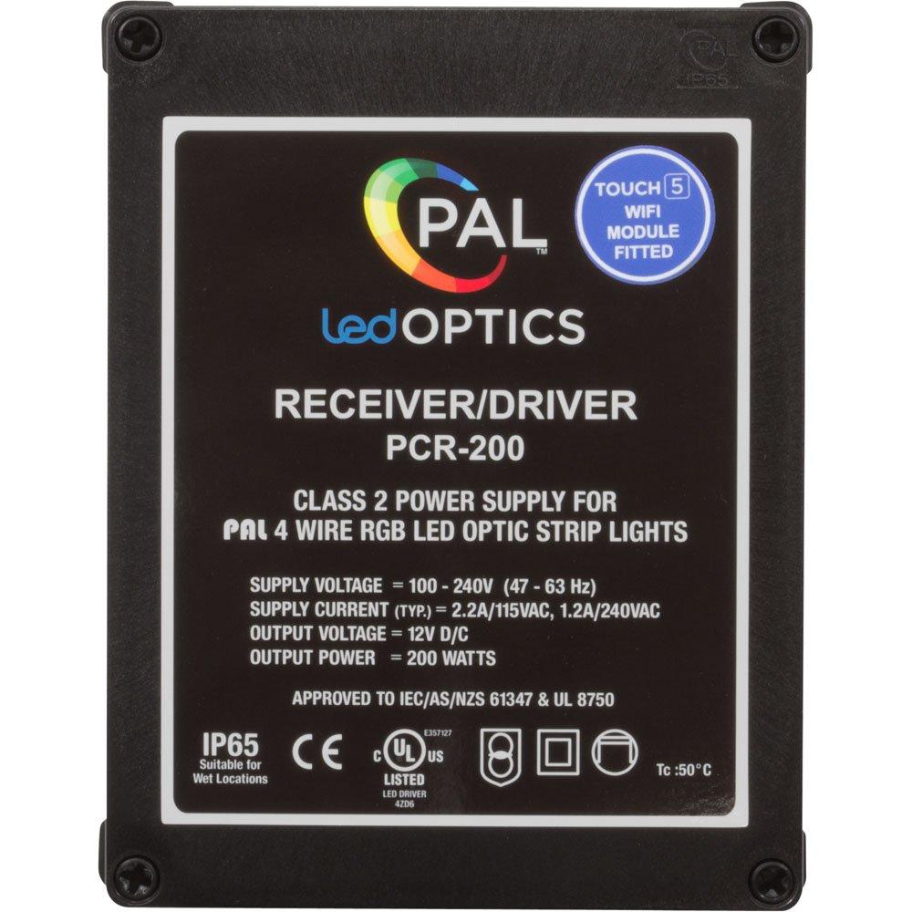 PAL Lighting PCR-300 WiFi LED Light Receiver / Driver with Remote, 200W ...