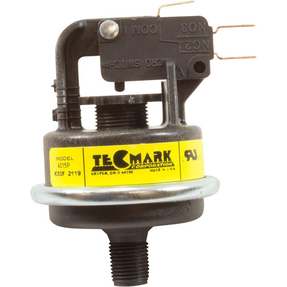 Tecmark Pressure Switch 4015P, 25A, Tecmark, 1/8"mpt, SPDT, Plastic ...