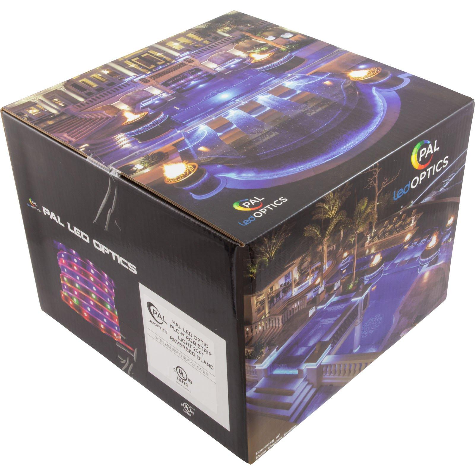 PAL LED Perim RGB,Rev Glnd,20ft,4thGen,24vdc,w/79ft Cord, WF | In The Swim