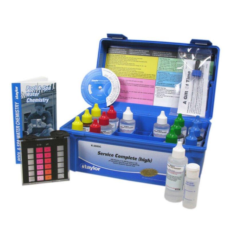 K-2005C Service Complete High Range DPD Pool and Spa Water Test Kit ...