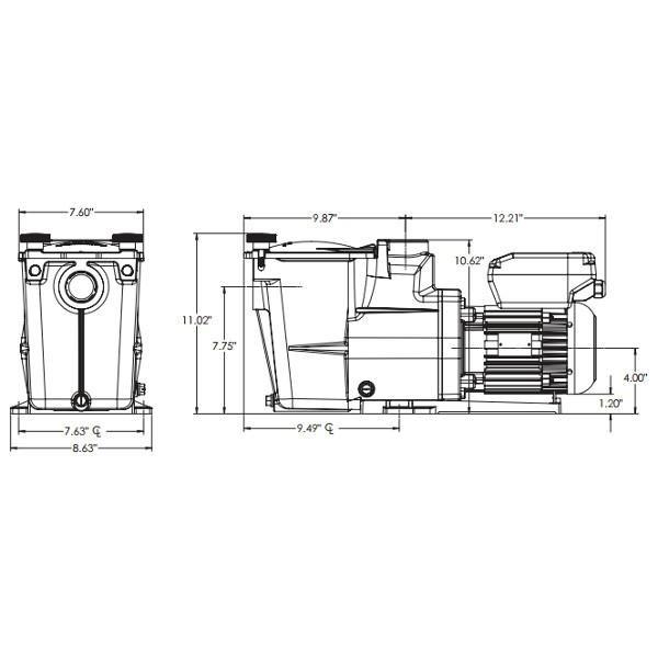 Hayward Variable Speed Pool and Spa Pump 230V | Leslie's Pool Supplies