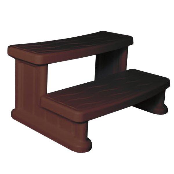 Cover Valet Universal Round or Square Spa Step, Java | Leslie's Pool Supplies