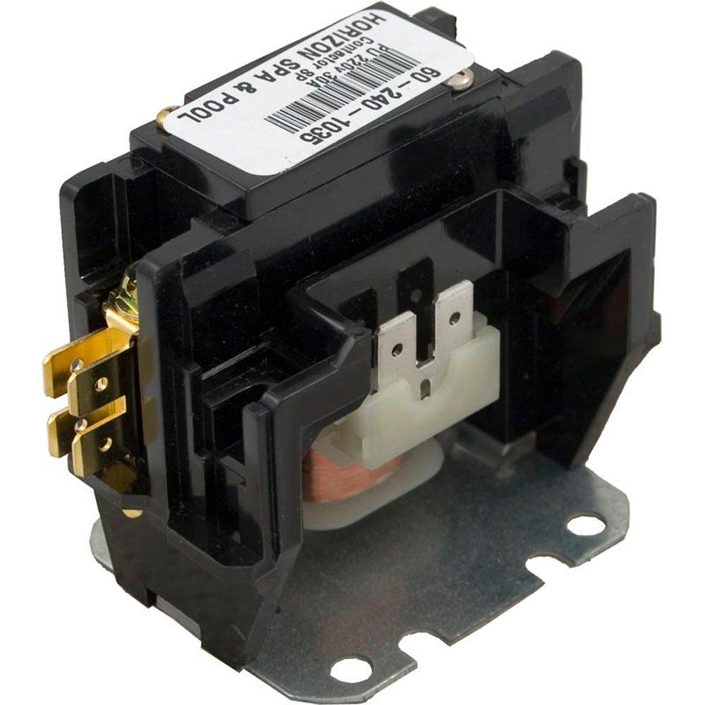 Spa Components Spa Contactor, 120V Coil, 30A, Single Pole | Leslie's ...