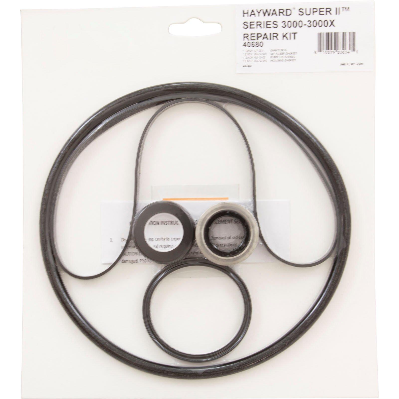 All Seals Pump Seal and O-Ring Kit for Hayward Super II Pump Series SP ...