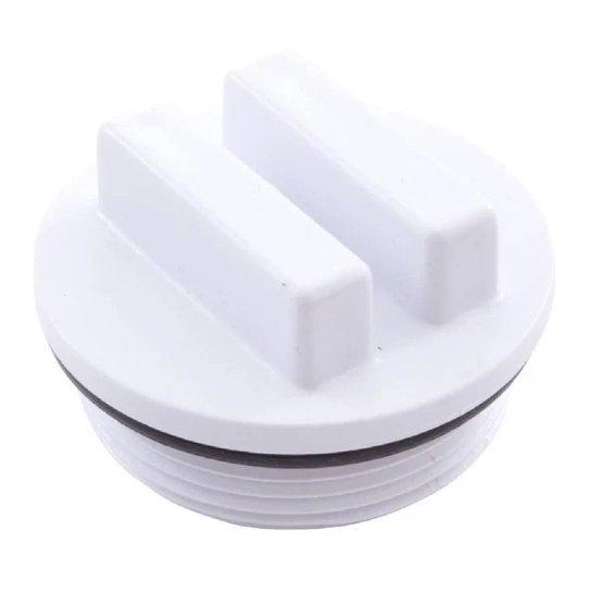 SP1022C 1-1/2in. NPT Plug with O-Ring, White | In The Swim