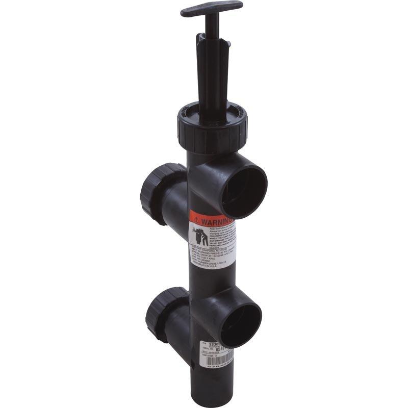 Pentair Valve Push-Pull 8in. Center with Union Black | Leslie's Pool ...