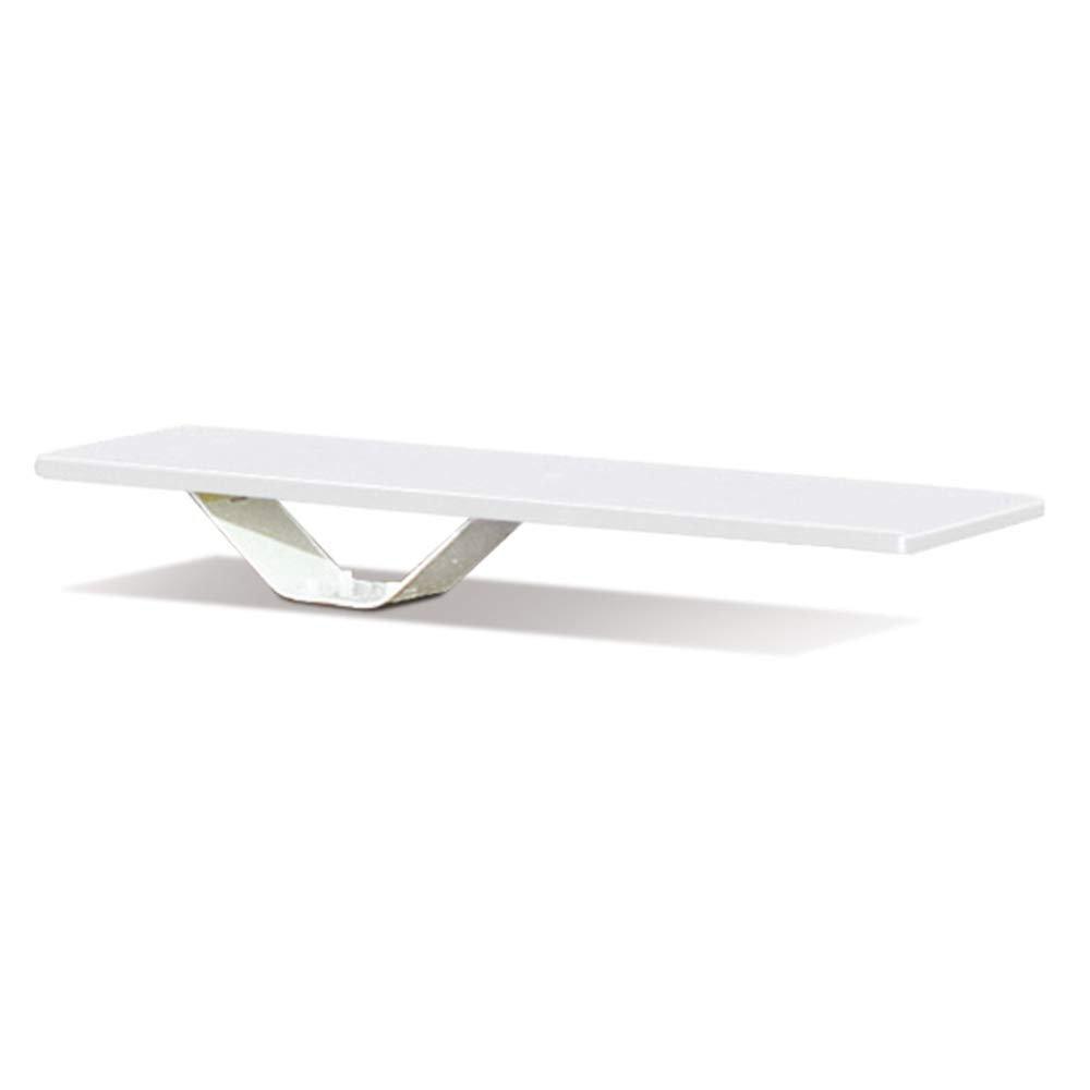 6' Frontier II Pewter Gray/White Diving Board with Frontier II Stand ...
