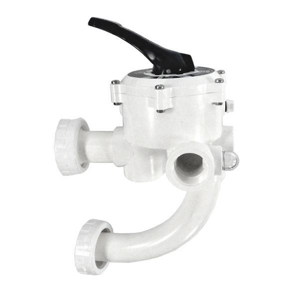 Multiport ABS Six Position Valve with 1-1/2in. Piping - 1-1/2in. Port ...
