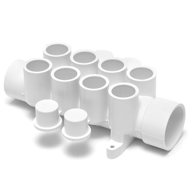 Waterway Manifold 1-1-2in. x 3-4in. Ports with 4 Plugs | Leslie's Pool ...