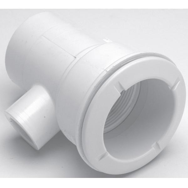 Poly Gunite 1-1/2in. Water Slip x 1/2in. / 1in. Spigot Straight Jet ...