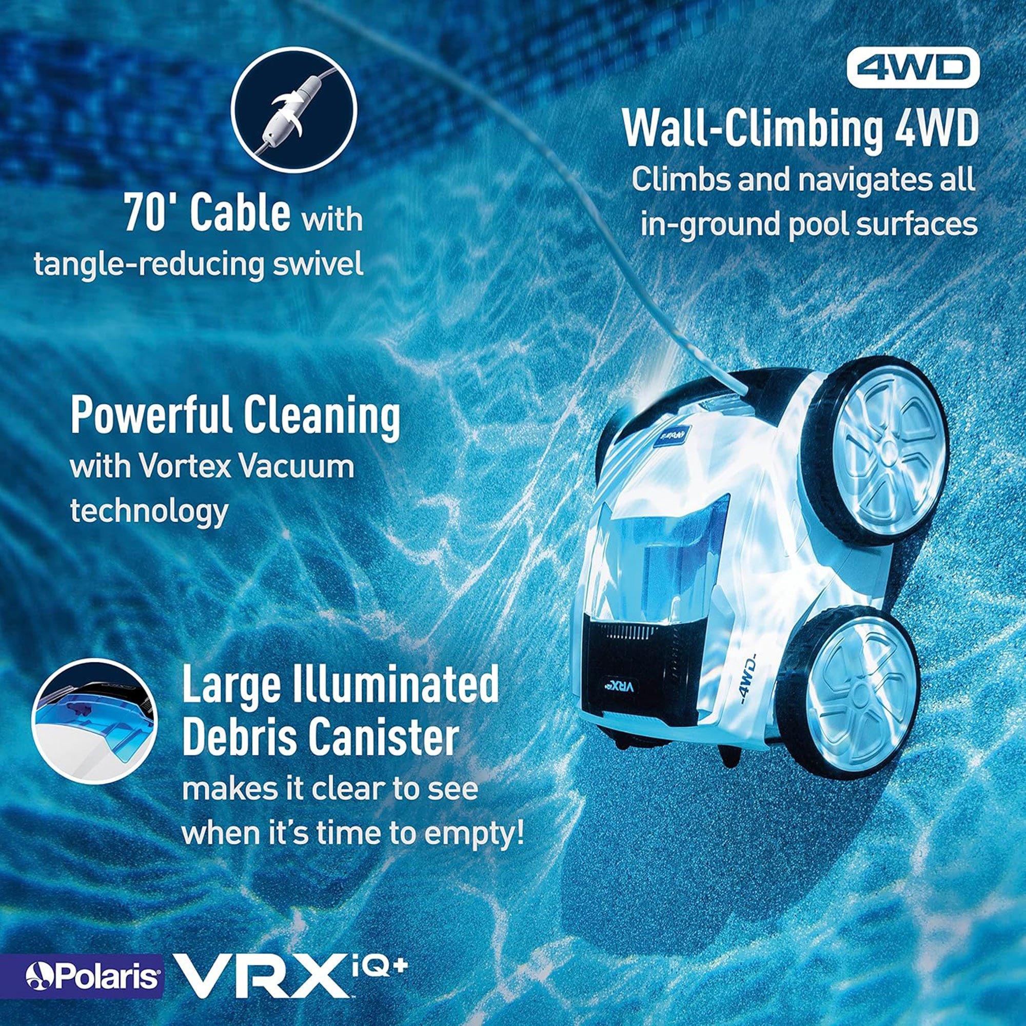 Polaris VRX iQ+ Robotic Pool Cleaner with iAquaLink Control FVRXIQP ...