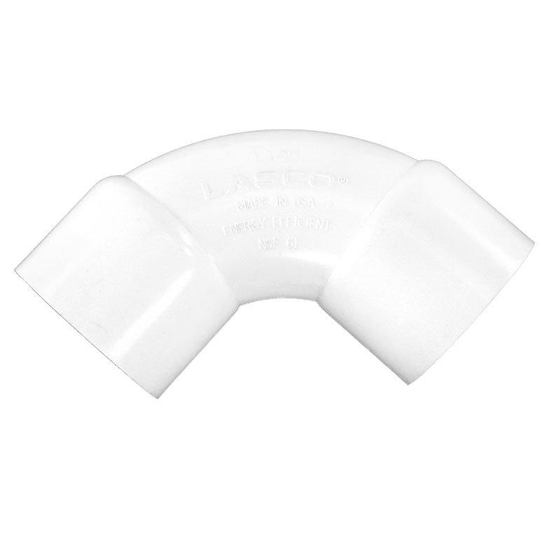 Lasco 1.5 in 90 Slip Pool Sweep Elbow SL X SL | In The Swim
