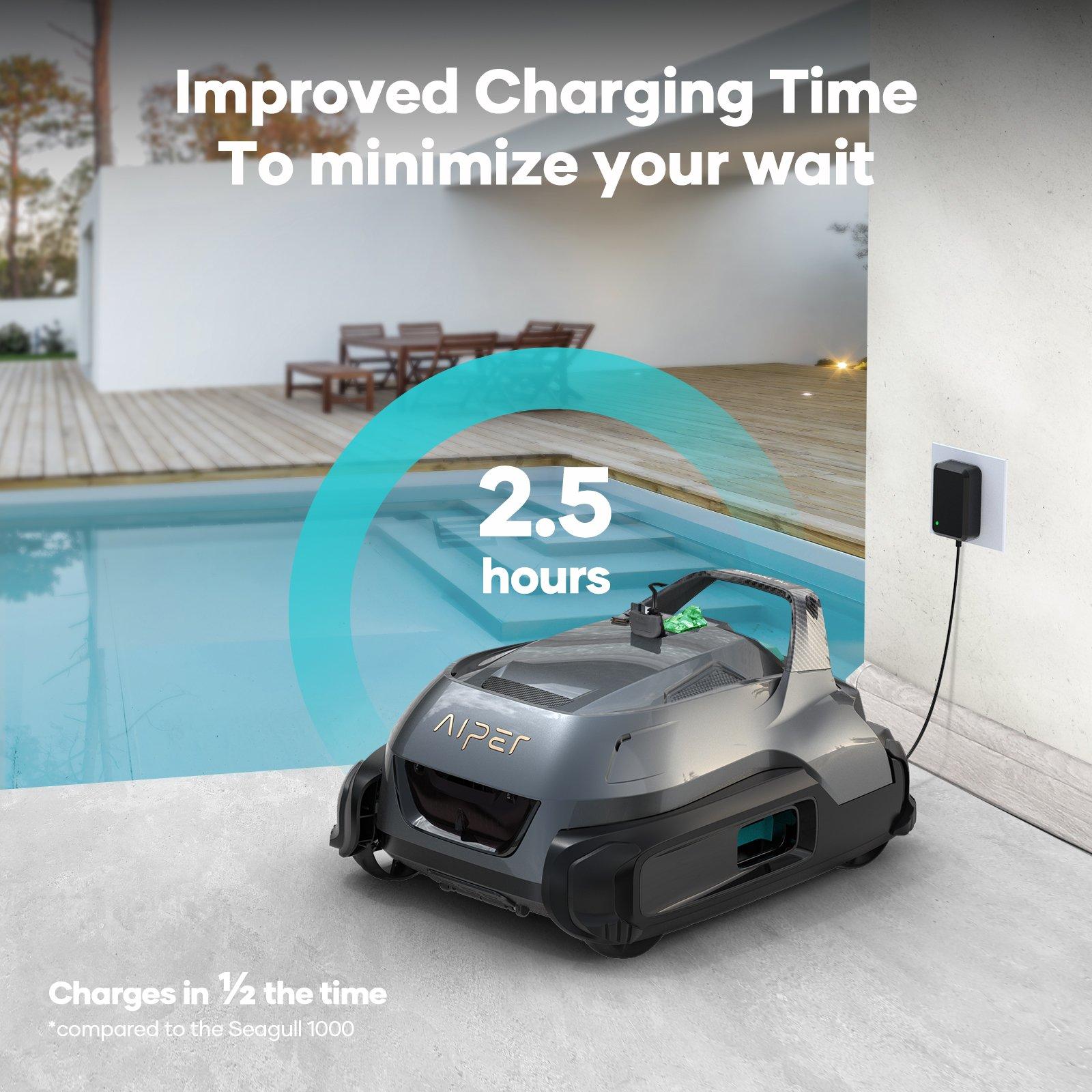 Aiper Seagull Plus Cordless Above Ground Robotic Pool Cleaner | In The Swim