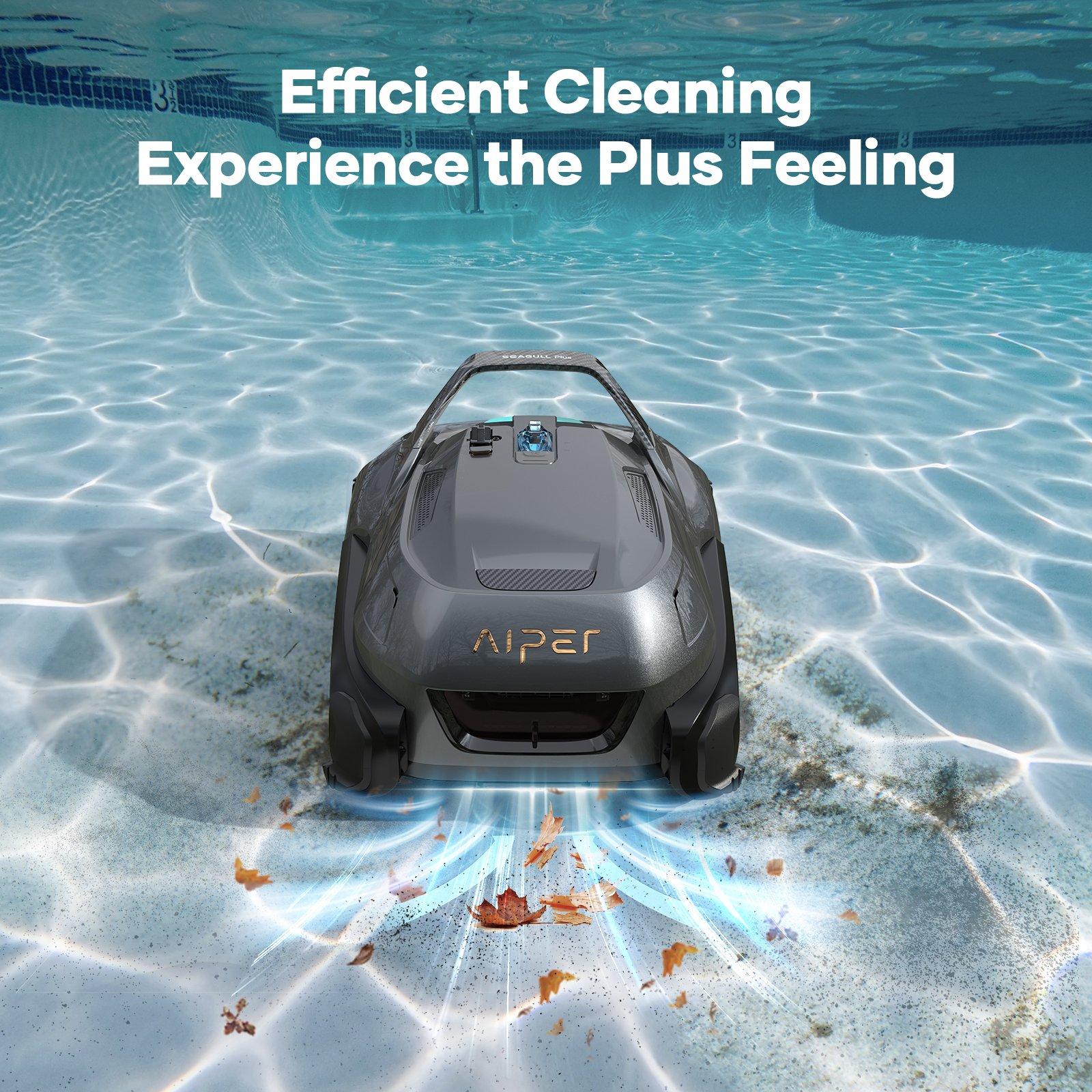 Aiper Seagull Plus Cordless Above Ground Robotic Pool Cleaner | Leslie ...