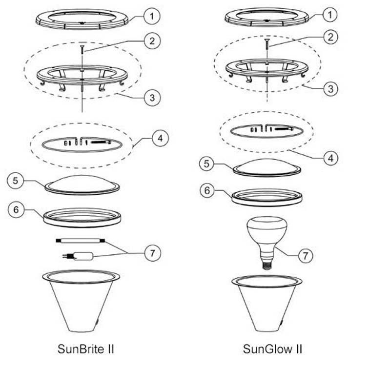Sta-Rite Sunbrite II / SunGlow II Parts Breakdown | In The Swim