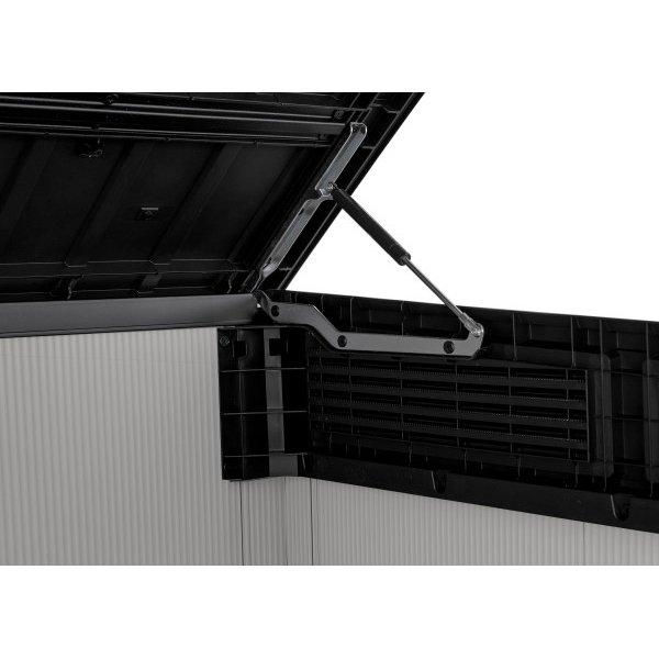 Keter Premier Jumbo Storage Shed, Grey | In The Swim