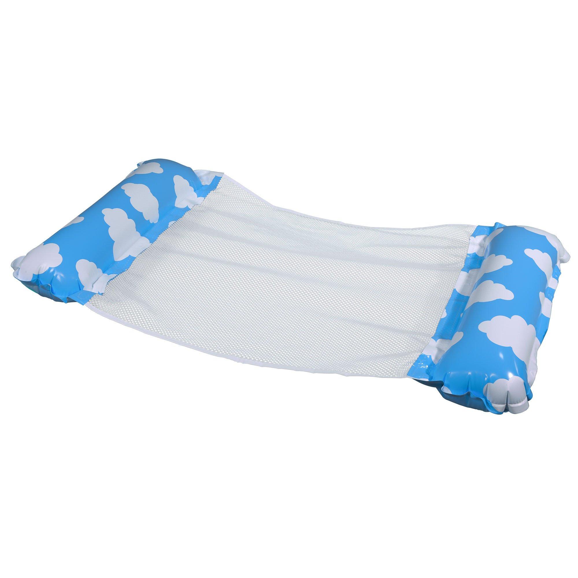 Park Play Cloud Print Inflatable Pool Hammock | In The Swim