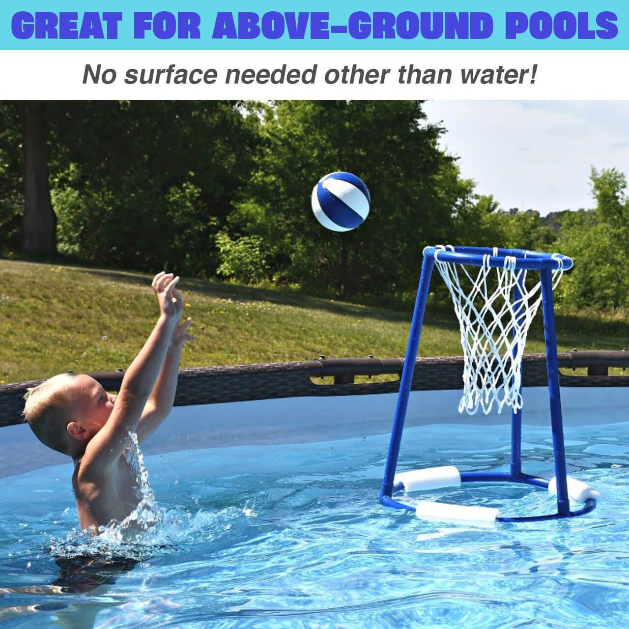 Dunn-Rite Aqua Hoop Floating Pool Basketball Set | Leslie's Pool Supplies