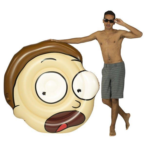 Rick and Morty Pool Float - Morty's Big Head | Leslie's Pool Supplies