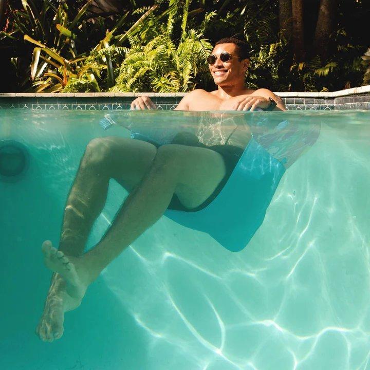 Big Joe Noodle Sling Pool Float, Aqua Tropical Hibiscus | Leslie's Pool ...