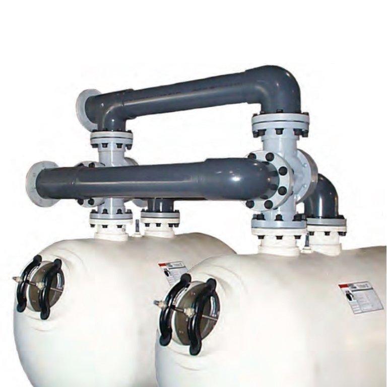 Pentair - Kit THS3461 Single Tank Manifold with Diaphragm Valve Kit