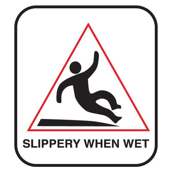 Pool Tile Safety Decal - Slippery When Wet | In The Swim