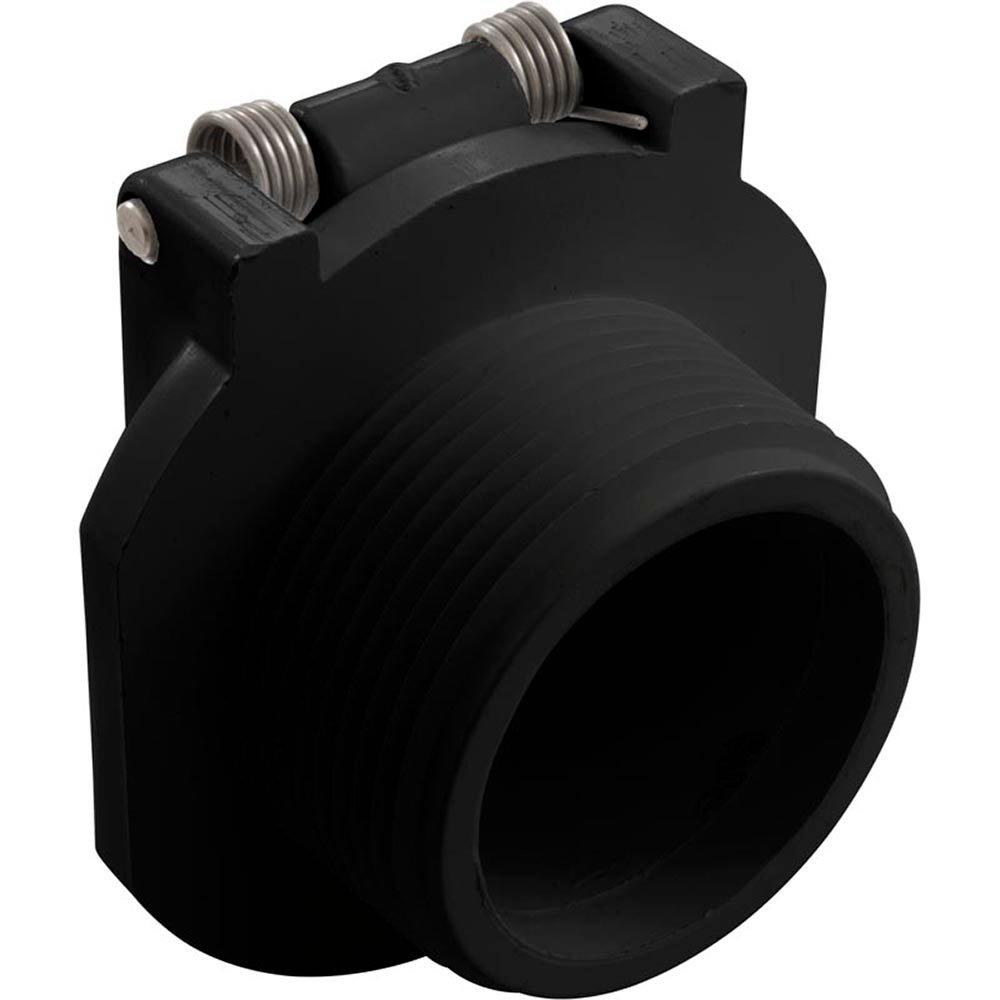 VAC LOCK 1-1/2' MIP BLACK