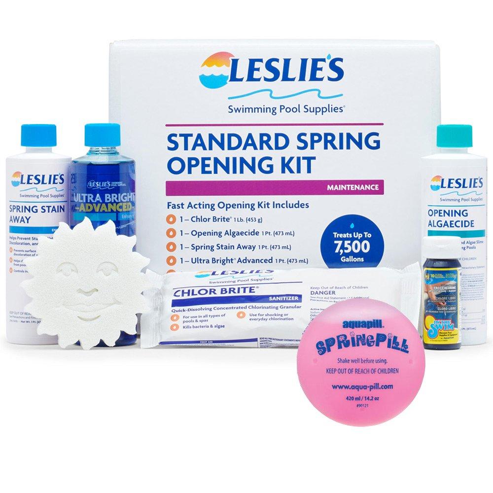 Leslie's Spring Pool Opening Kit up to 7,500 Gallons with Spring Pill ...