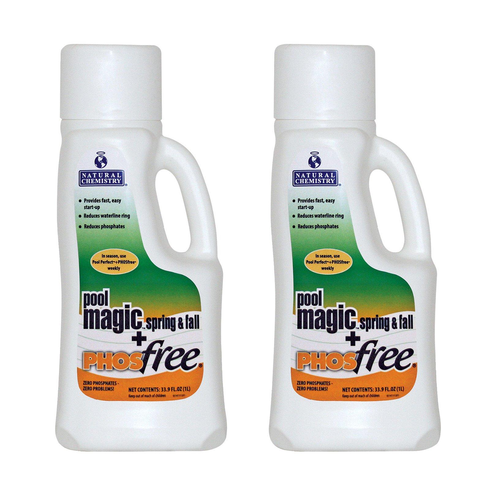 Natural Chemistry Pool Magic + PHOSfee 1 L, Buy One Get One FREE