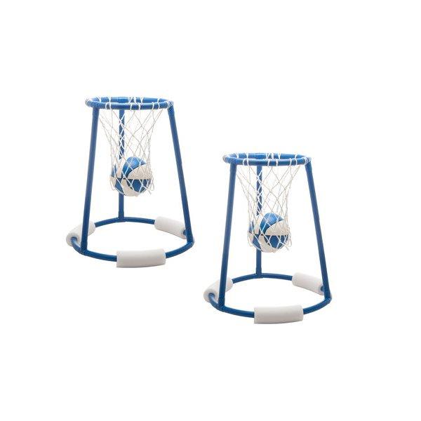 Hydro Hoop Floating Basketball Game W/ Blue Ball (2 Pack)