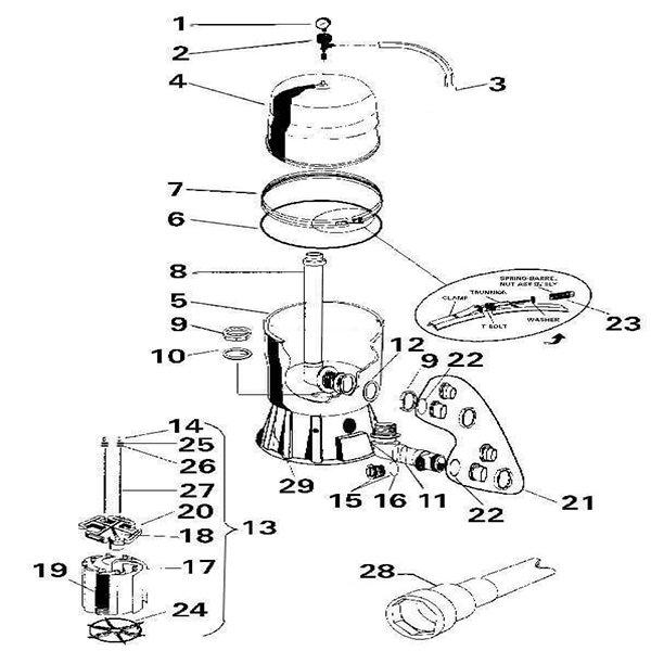 Parts For The American Products Titan Cm Filter Parts - Pentair Titan ...