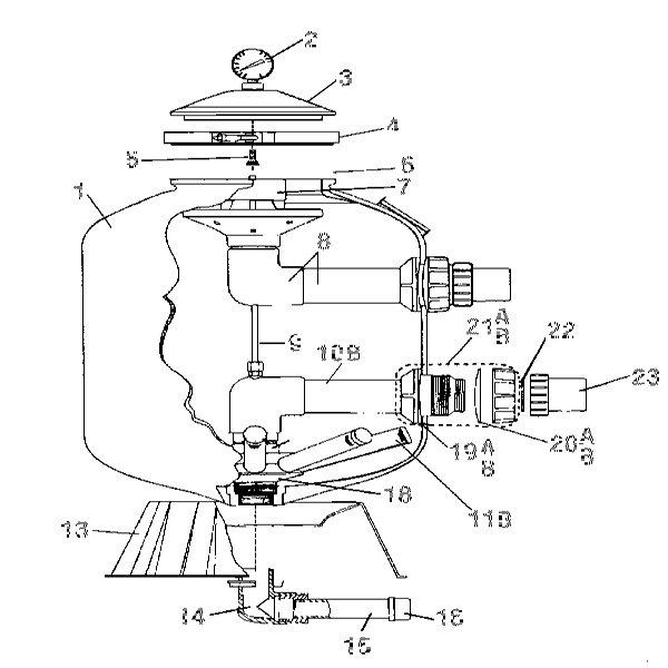 Parts For Baker Hydro Baker Filter Parts - Baker-Hydro Baker Ii Sand Filter Parts | In The Swim