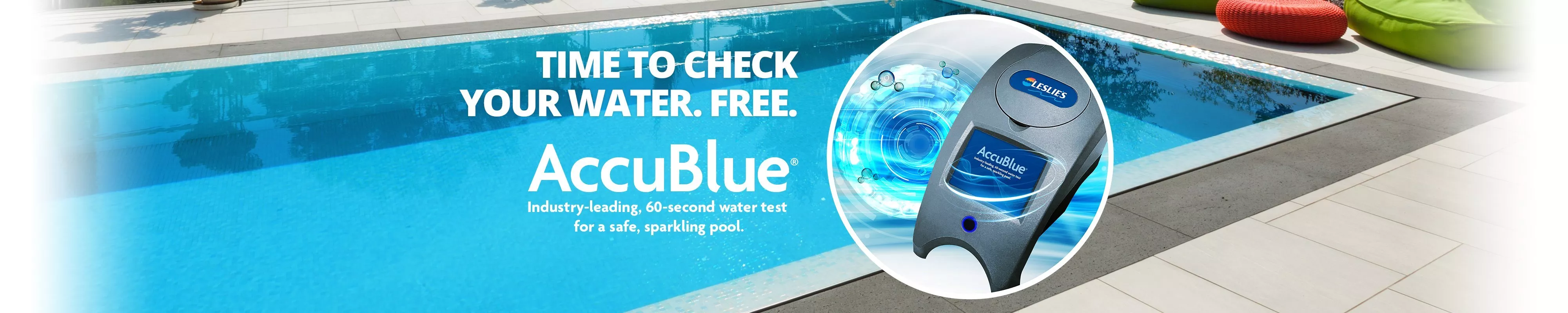 Leslie's AccuBlue Water Test