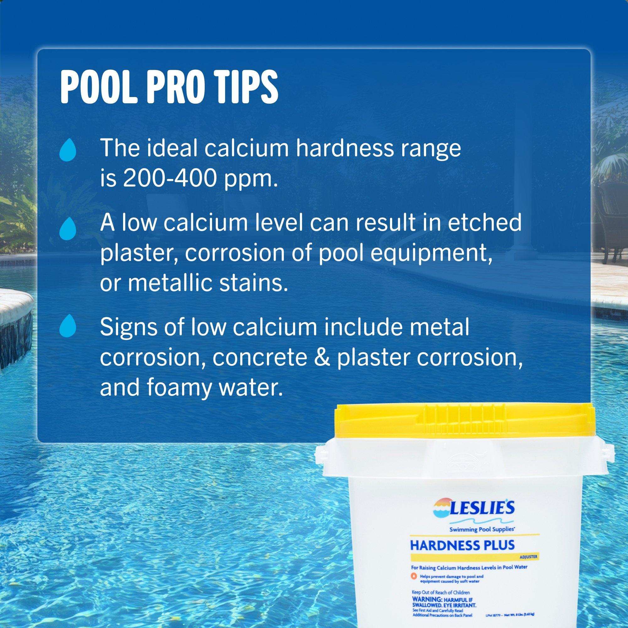 Leslie's Hardness Plus Pool Calcium Hardness Increaser, 15 lbs | Leslie ...