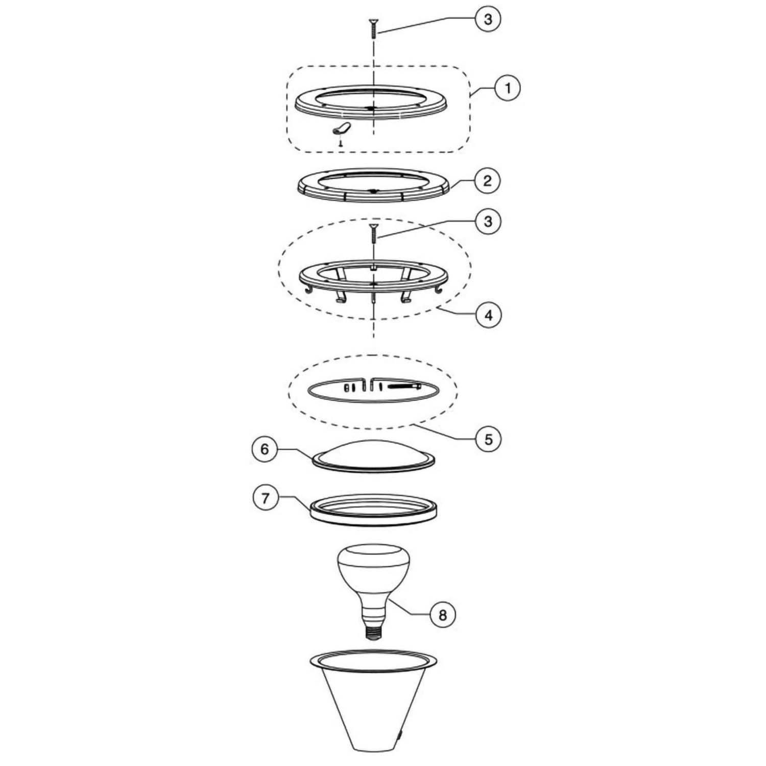 Pentair Amerlite Part Schematic | In The Swim
