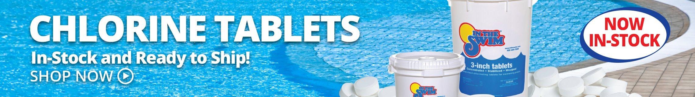 3 Inch Chlorine Tablets - 50 lbs | In The Swim
