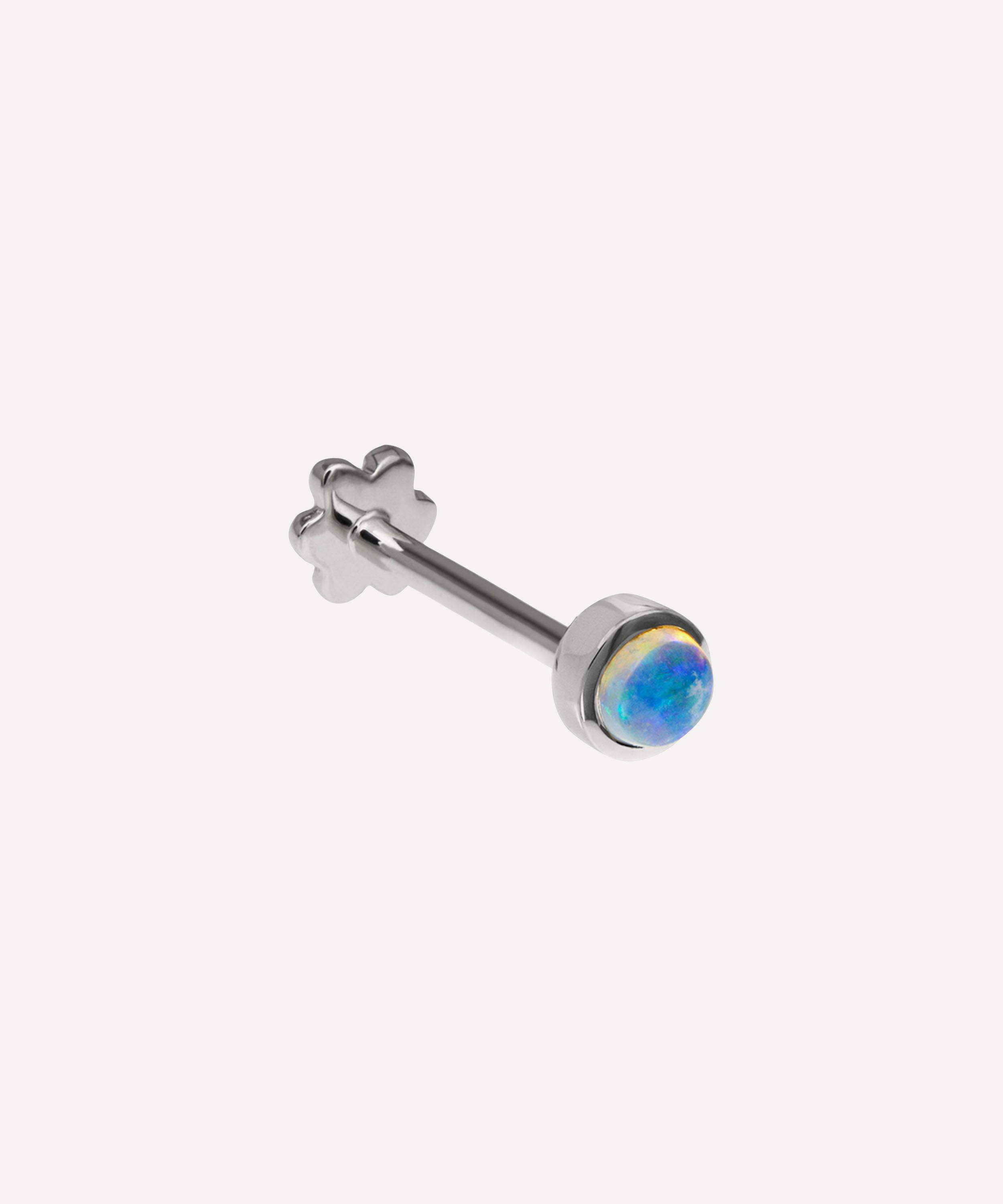 Maria Tash 14ct 3mm Opal Threaded Stud Earring | Liberty