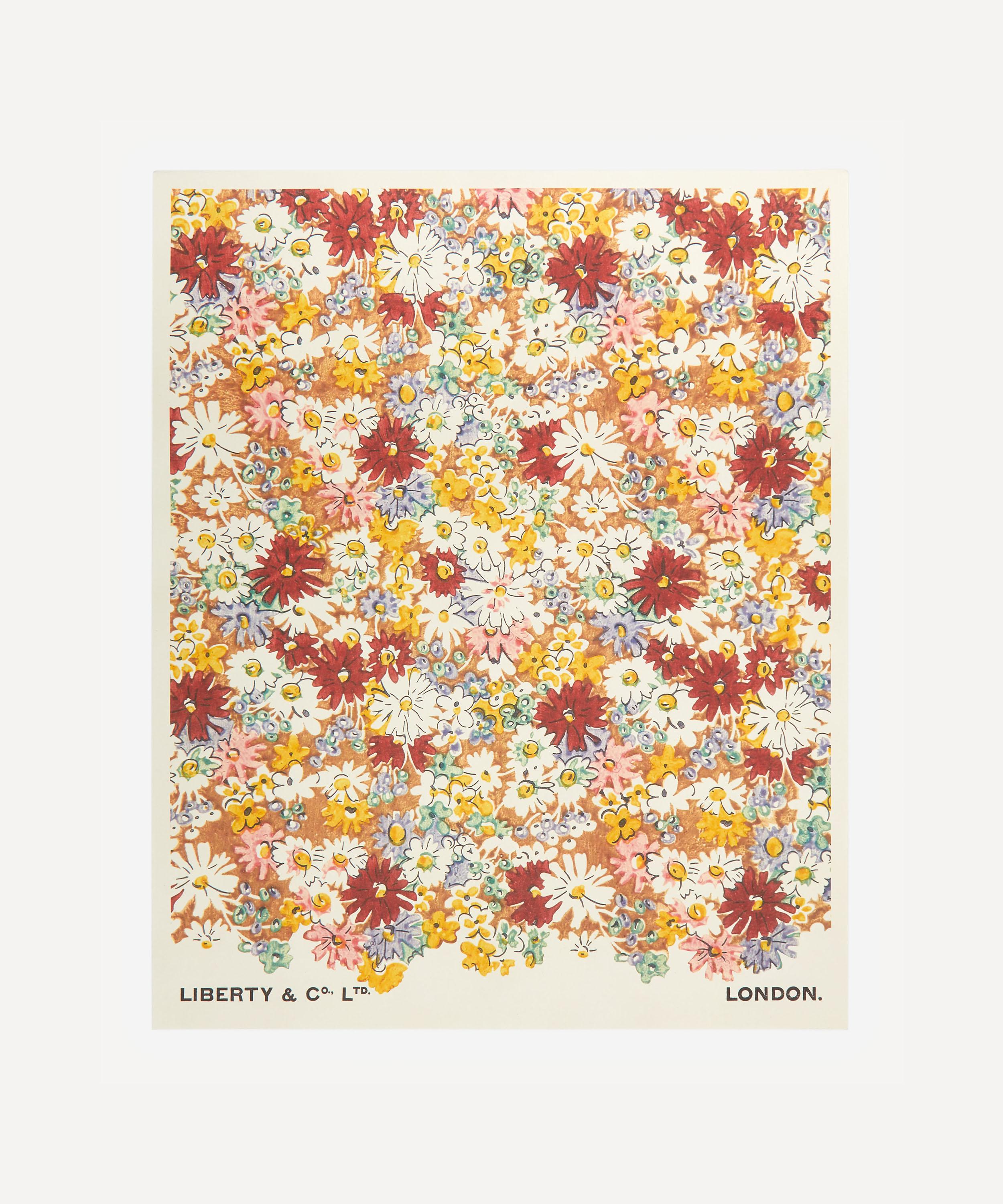 Unframed Libby’s Daisies Archive Liberty Art Print | Liberty