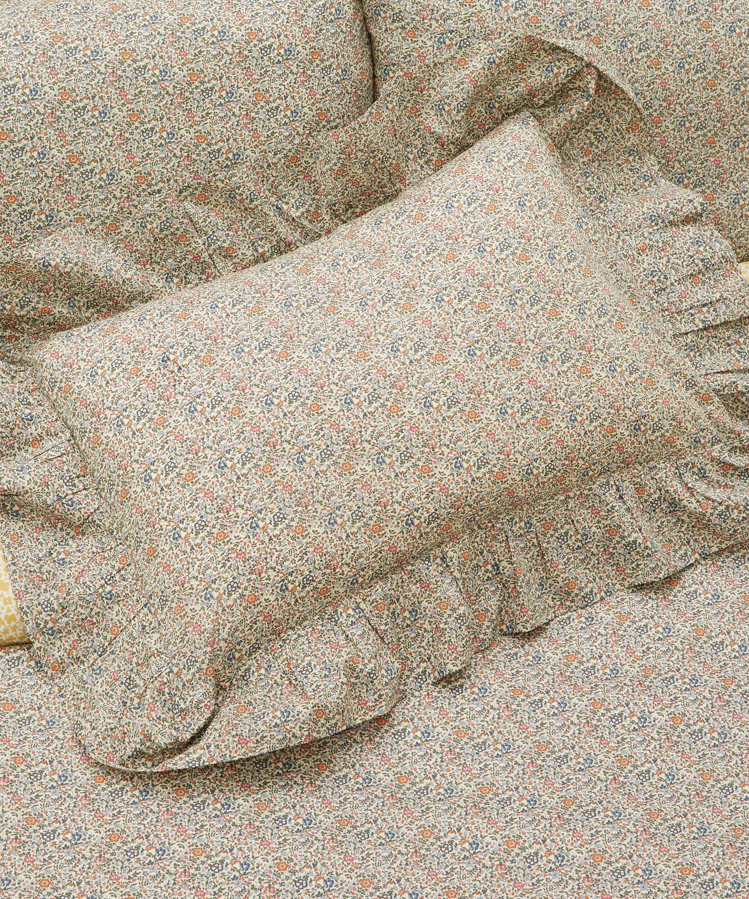 Coco & Wolf Katie and Millie Floral Stencil Double Duvet Cover Set ...